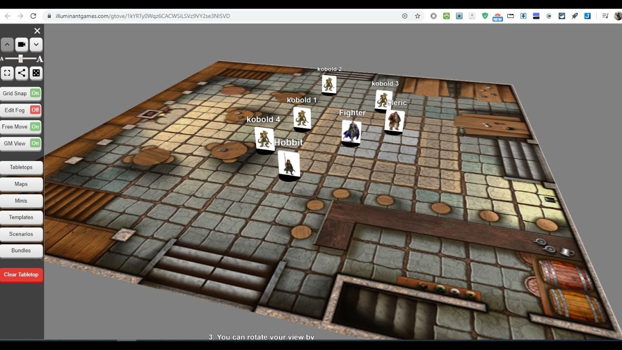 gTove 3D VTT (Virtual Table Top)