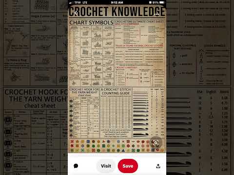 Crochet Cheat sheet