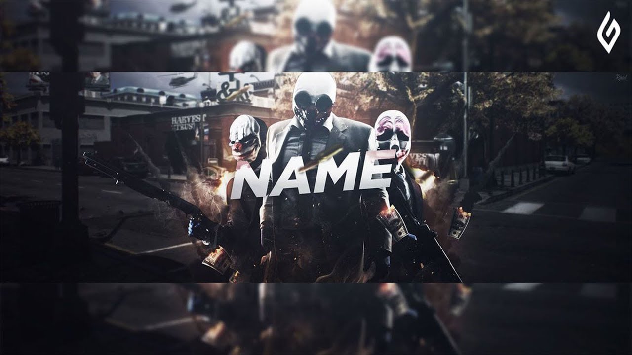 Free Graphics! Payday 2 Twitter Header Template! (Easy to Edit, w/Tutorial!)