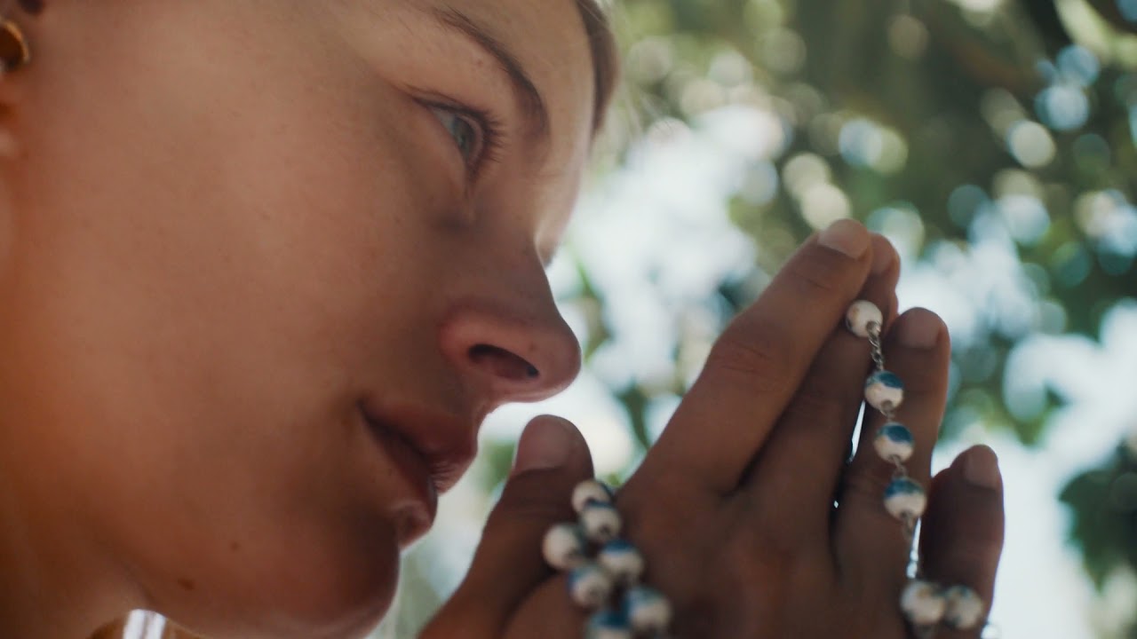 Free Video Clips And Footage - Praying, Holding with Rosary, Deep Praying