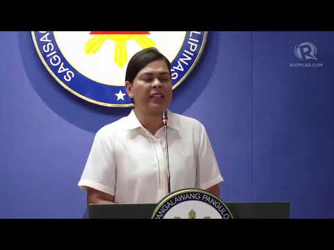 WATCH: Sara Duterte on rumored impeachment, corruption allegations