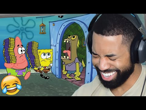 SpongeBob Background Characters Funniest Moments...(Try not to smile)