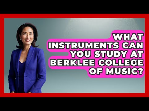 What Instruments Can You Study At Berklee College Of Music? - Jazz Music Legends