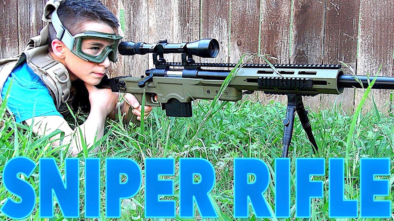 WELL MB4411D Bolt Action Airsoft Sniper Rifle with Robert-Andre!