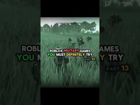 I Found The BEST Military Game On ROBLOX💀🔥