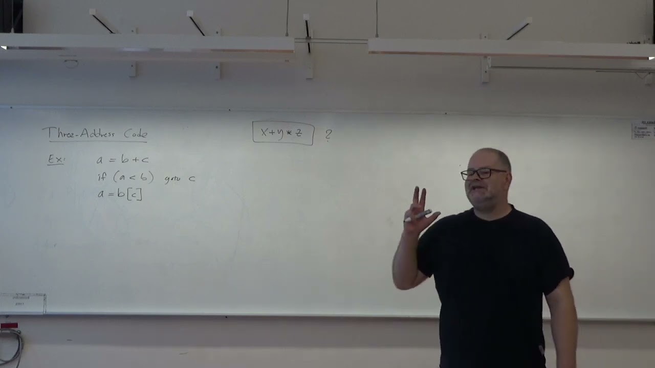 Optimization and Intermediate Code