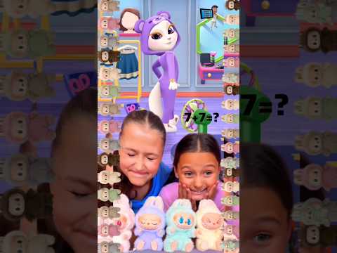 Labubu cosplay makeover for my talking Angela @yana.chirkina @_miss_tais_ @markchirkin
