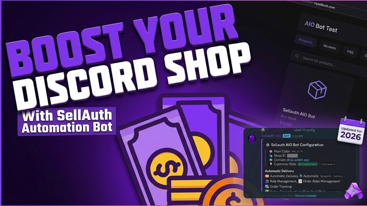Boost Your Discord Shop in 2026 with SellAuth Automation Bot