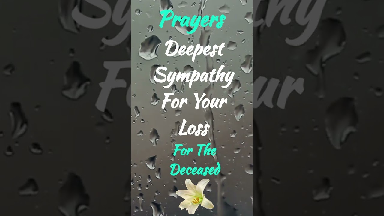Deepest Sympathy 😭