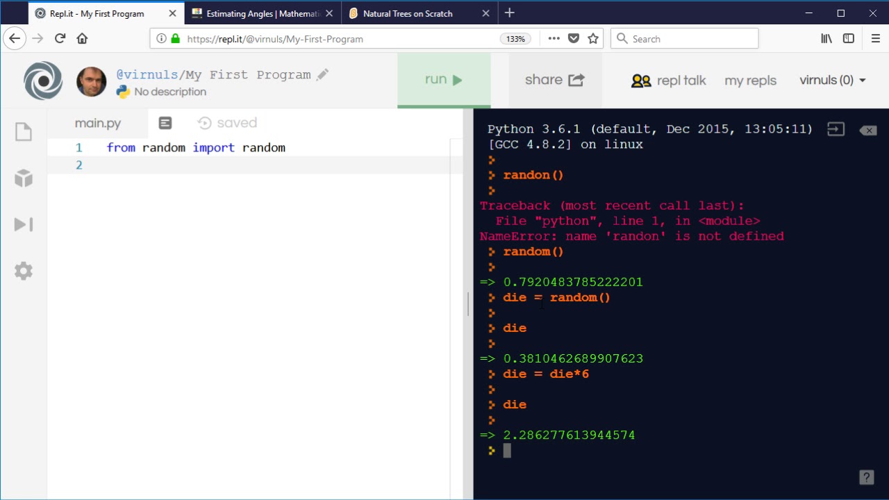 Python 3 - Generating and Scaling Random Numbers