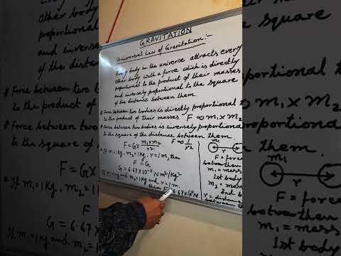 VALUE OF UNIVERSAL GRAVITATIONAL CONSTANT FOR CLASS IX. #shorts #physics.