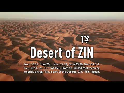 Desert of Sin, Sinai, Zin | Exodus, Leviticus, Numbers, Joshua, Ezekiel, etc | Biblical Geography