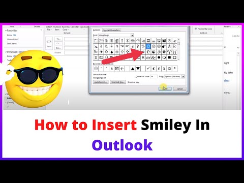 How to Add Emoticons/Smiley in Outlook - How to Get List of Emojis Outlook