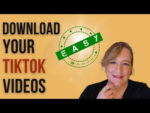 Download Your TikTok Videos and Data - 2025