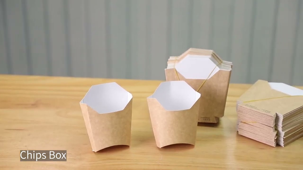 French Fries Container Kraft Paper Wholesale