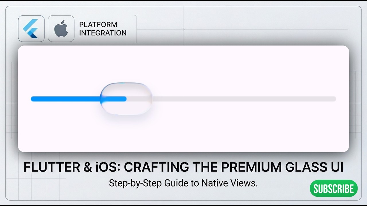 How to Embed Native SwiftUI in Flutter | iOS Platform Views Tutorial #liquidglass
