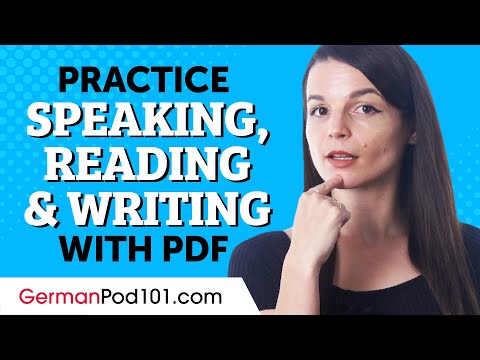 How to Practice German Speaking, Reading & Writing with the PDF Cheat Sheets