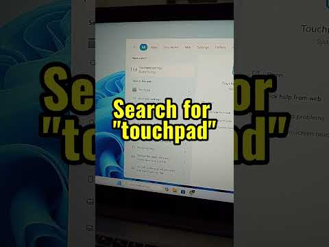 What is the BEST Way to Enable or Disable Touchpad in Windows 11? #shorts #touchpad #windows11