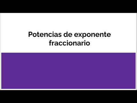 4. Potencias de exponente fraccionario Melina Matemáticas