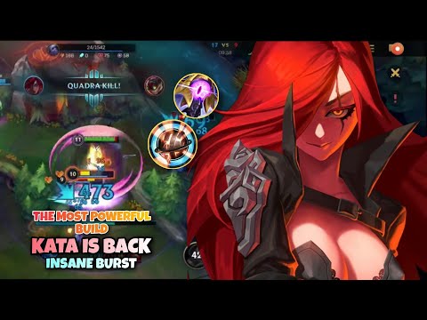 WILD RIFT KATARINA : THE MOST POWERFUL BUILD | WILD RIFT KATARINA BUILD & RUNES | #wildrift