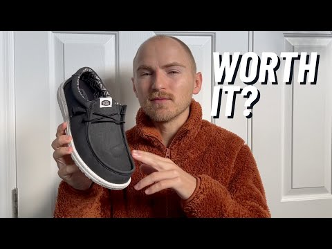 Full Review of Hey Dude Wally Stretch Canvas Men Slip-on Loafers!