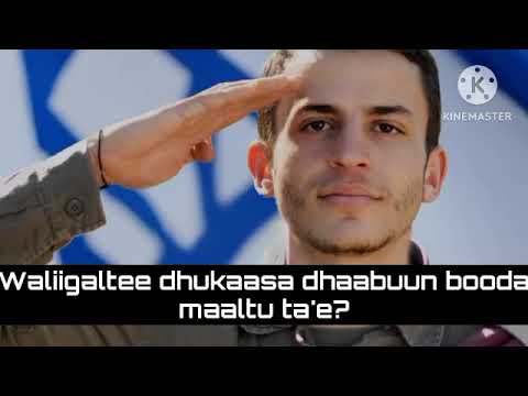 Waliigaltee eenyuutu cabse? Israel/Iran