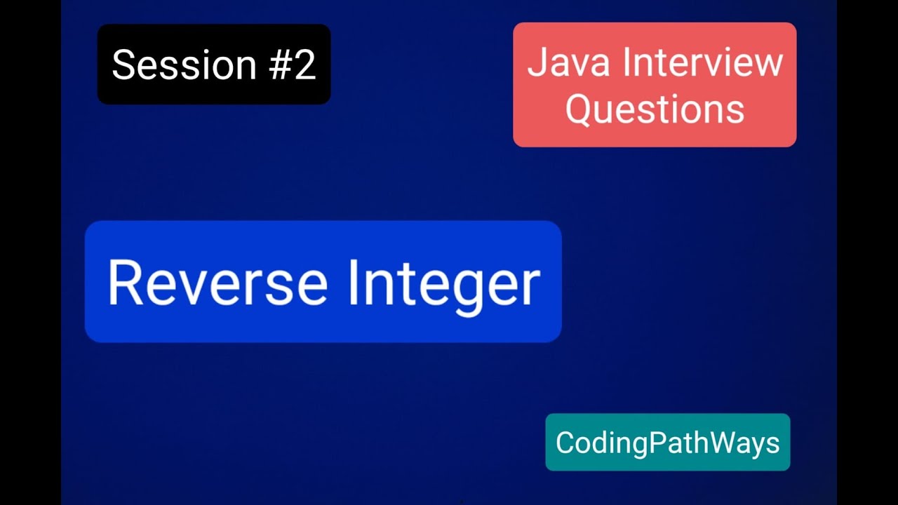 Java Interview questions: #2 How to Reverse an Integer In Java | Practical Demonstration.