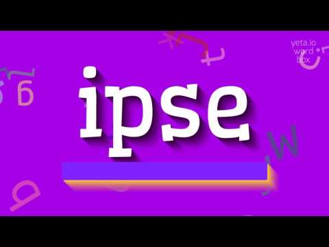 How to say "ipse"! (High Quality Voices)