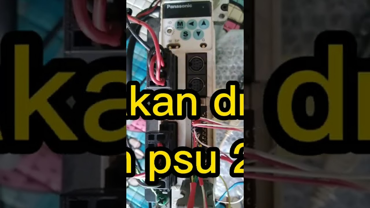 using pin 3-4 as the signal input line. minas a4 series