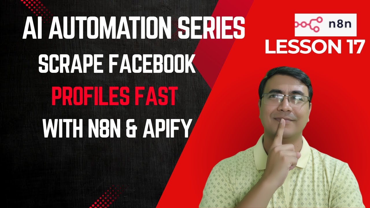 Scrape Facebook Profiles FAST with n8n & Apify