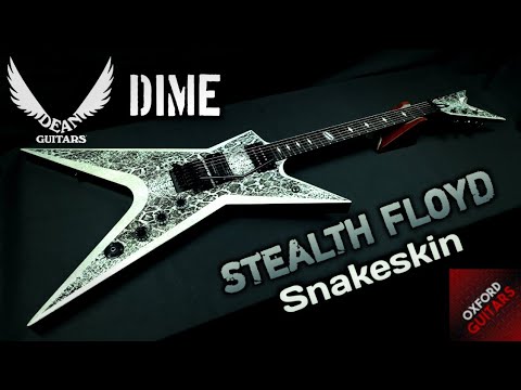 Dean Dime Stealth Floyd Snakeskin Dimebag Darrell Signature | Reverb