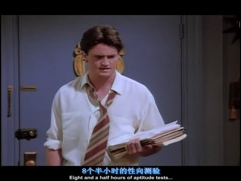Chandler goes to Career Counselor-A-GO-GO.