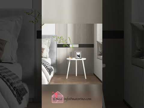 Matorino -Round Side Table with 3 Legs for Any Room-Side Tables Living Room, Side Tables Bedroom.