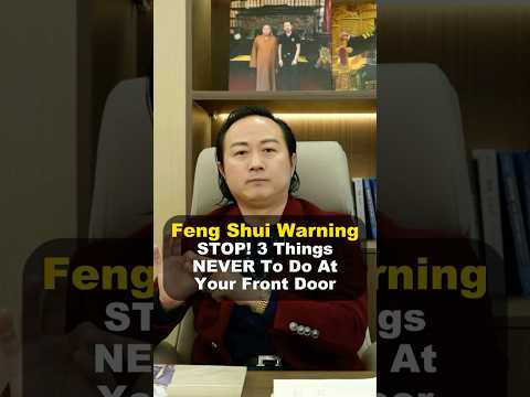 Feng Shui warning stop 3 things never to do at your front door #fengshui #fengshuitips #energy