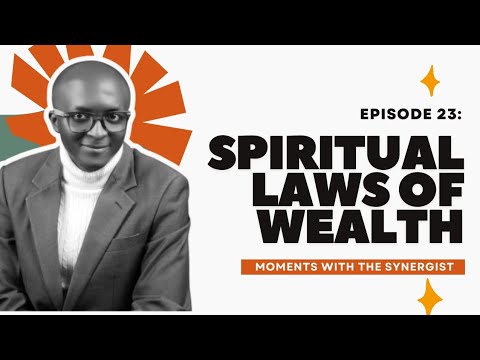 EP 23: WEALTH 102 - The Spiritual Laws of Wealth {Moments with The Synergist} | Immanuel Zever