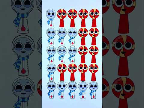 Sprunki OC Mercury & OC NOM Easy Connect Line Puzzle #incredibox #art #