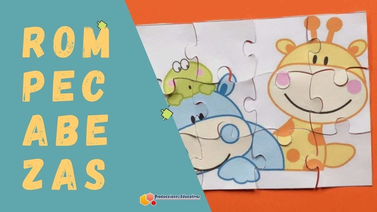 MANUALIDADES 🤩 Rompecabezas // Descarga el PDF ( Link en la descripción )