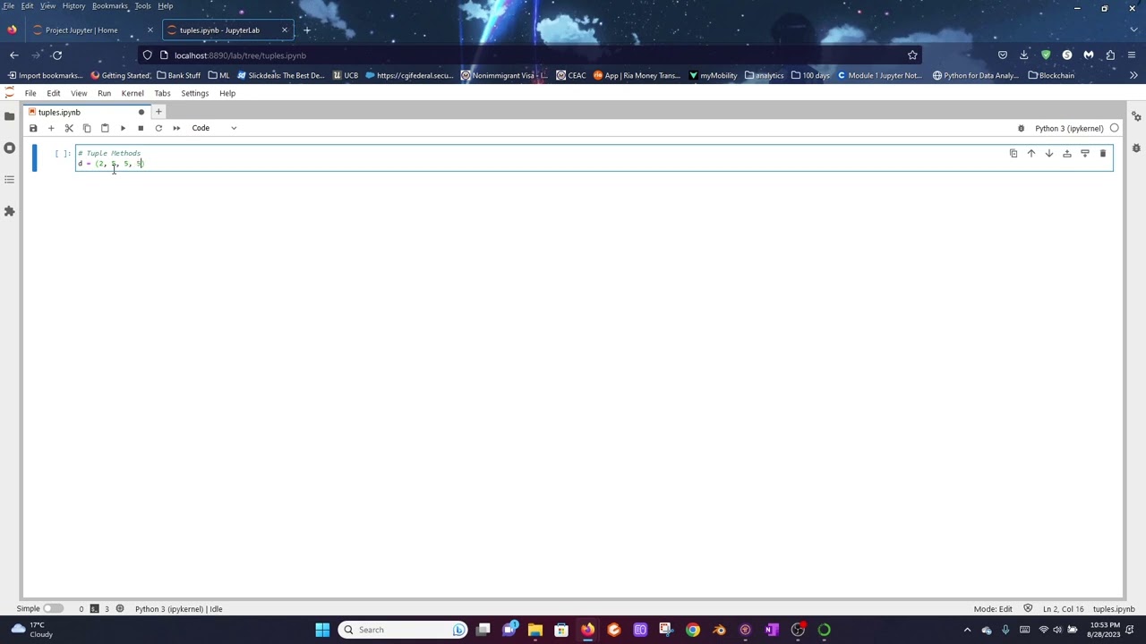 Count Method in Python Tuples
