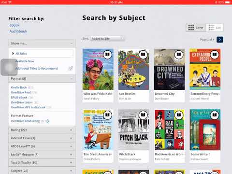 Overdrive Digital Library Access Introduction