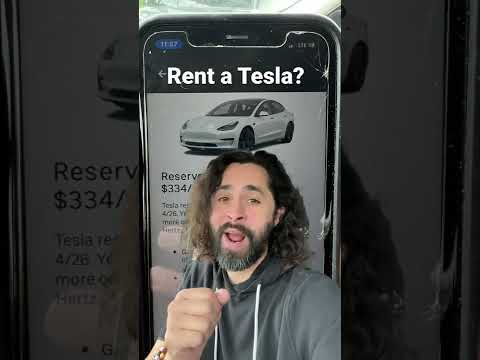 Rent a Tesla thru Uber!ππ°π€