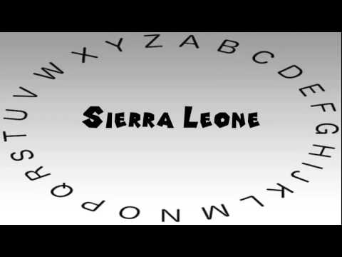 How to Say or Pronounce Sierra Leone