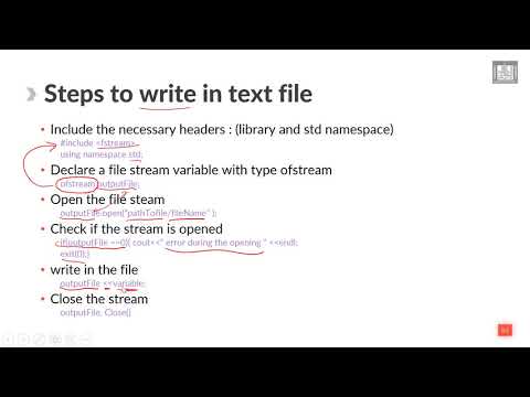شرح Computer Programming 1 | U9 L2 | Write in a File in Cpp معتمد - منصة معارف