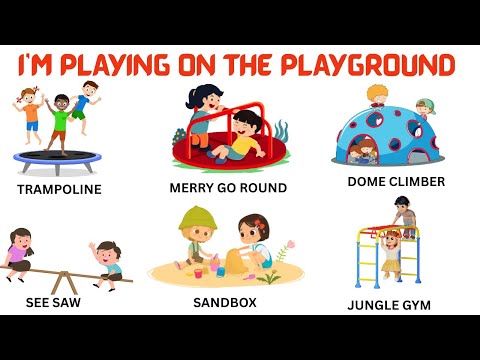 Playground | Learn English for kids | Playground Action Verbs | Daily Use English Sentences
