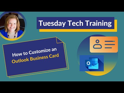 How to Customize an Outlook Business Card