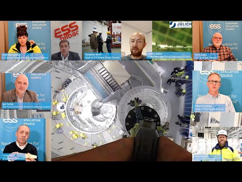 The heart of ESS - installation of the Target Wheel and Moderator