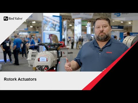 Rotork Actuators for Red Valve Pinch Valves