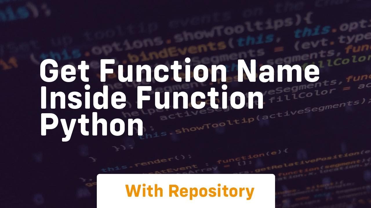 get function name inside function python
