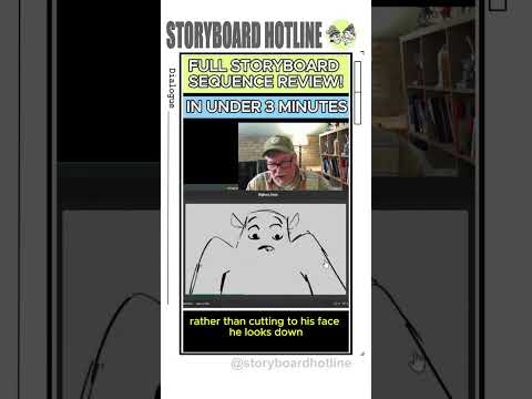 FULL STORYBOARD REVIEW IN UNDER 3 MIN #storyboard #storyboardartist #animationindustry #animation