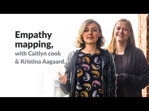 Empathy mapping, with Caitlyn Cook and Kristina Aagaard