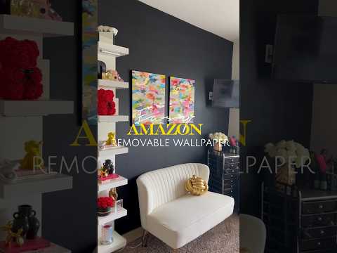 QUICK & EASY AMAZON REMOVABLE WALLPAPER | Amazon finds